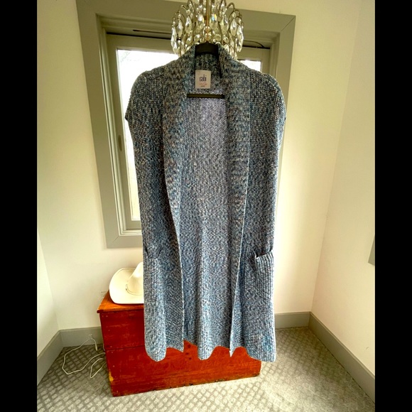 CAbi | Sweaters | Cabi Oversized Sleeveless Duster | Poshmark